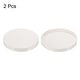 200mm ID Pipe End Caps, 2 Pack Round Tubing Insert Pipe Cover, White ...