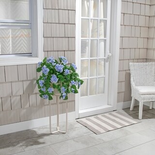 27" UV Hanging Hydrangea Plant - Bed Bath & Beyond - 42575767