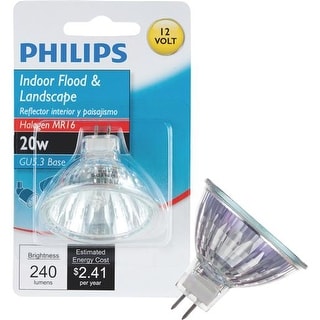 Philips Lighting Co 20W 12V Mr16 Hal Bulb 419317 Unit: EACH - Bed Bath ...