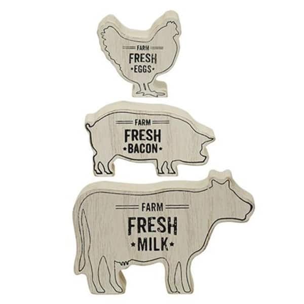 3/Set Cow Pig Chicken Stack - Bed Bath & Beyond - 32367336