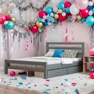 Solid & Sturdy Full Size Platform Bed - Bed Bath & Beyond - 40722134