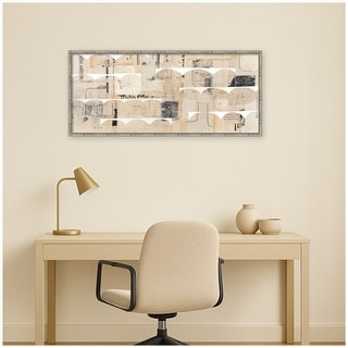 Kate and Laurel Revolved Half Moon Panel by Felicia Dadak Framed ...
