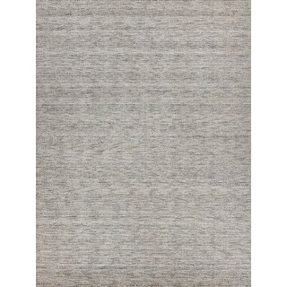 EXQUISITE RUGS Catalina Hand-loomed Wool/Bamboo Silk Grey Area Rug ...
