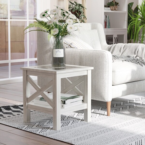 Small table with storage underneath store