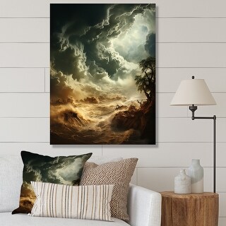 Designart "Storm Mystical Cyclone II" Storms Canvas Prints - Bed Bath ...
