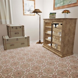 Merola Tile Cemento Ellis Sunset Encaustic 7.86" x 7.86" Cement ...