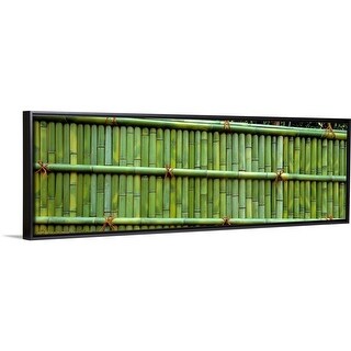 "Bamboo Enclosure Ginkakuji Temple (Sakyo-ku) Kyoto Japan" Black Float ...