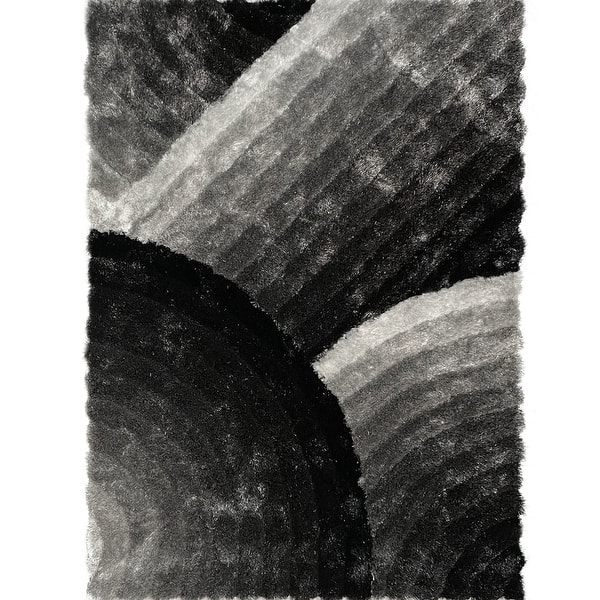 RugBerry Black White Area Rug 280 Signature 3D Modern Abstract Carpet ...