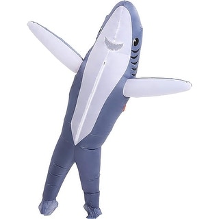 Inflatable Shark Costume Fancy Dress Funny Suit for Cosplay Party - Bed ...