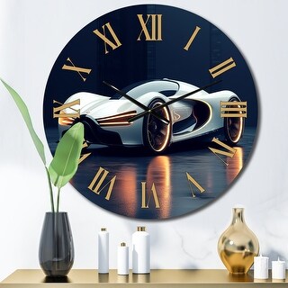 Designart "Futuristic Bugatti Sports Car I" Cars Race Car Oversized ...