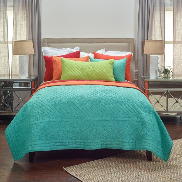 Solid Moroccan Fling Orange Sham by Rizzy Home - Bed Bath & Beyond ...