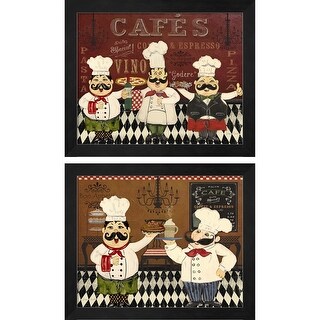 Jean Plout 'Italian Chefs' Framed Art (Set of 2) - Bed Bath & Beyond ...