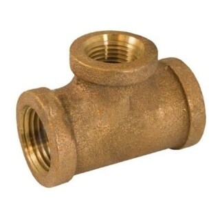 1.25 in. x 1.25 in. x 1 Tee Bronze Reducing Tee - Bed Bath & Beyond ...