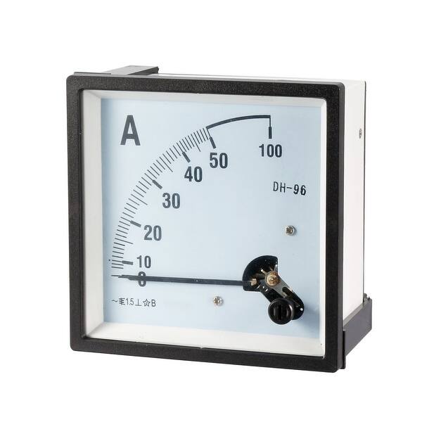 Class 1.5 AC 50A Analog Current Ammeter Panel Ampere Meter - AC 50A ...