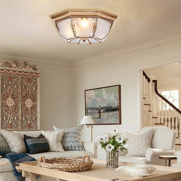 20" Ceiling Light Flush Mount Lamp Bedroom Round Lighting Fixture - 20 ...