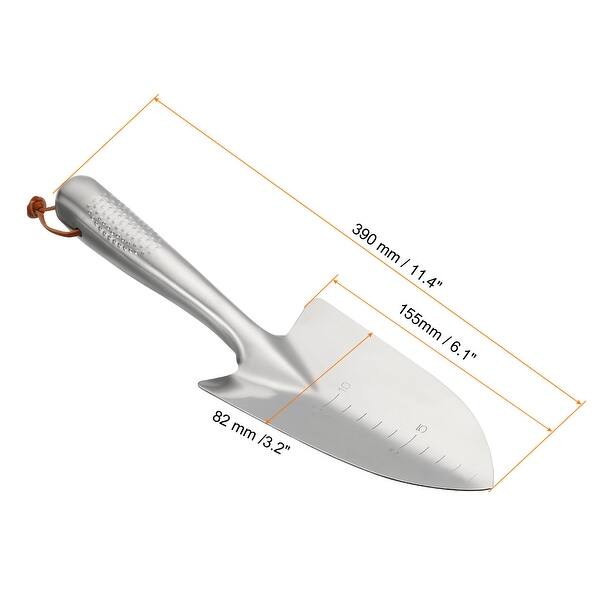 2Pcs 6.1x3.2" Garden Trowel Gardening Hand Shovel Spade Garden Tools ...