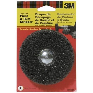 3M 9099 Large Area Paint & Rust Stripper 4", 1/4" Arbor - Bed Bath ...