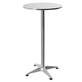 Round Folding Metal Bar Height Dining Table - Bed Bath & Beyond - 40605602
