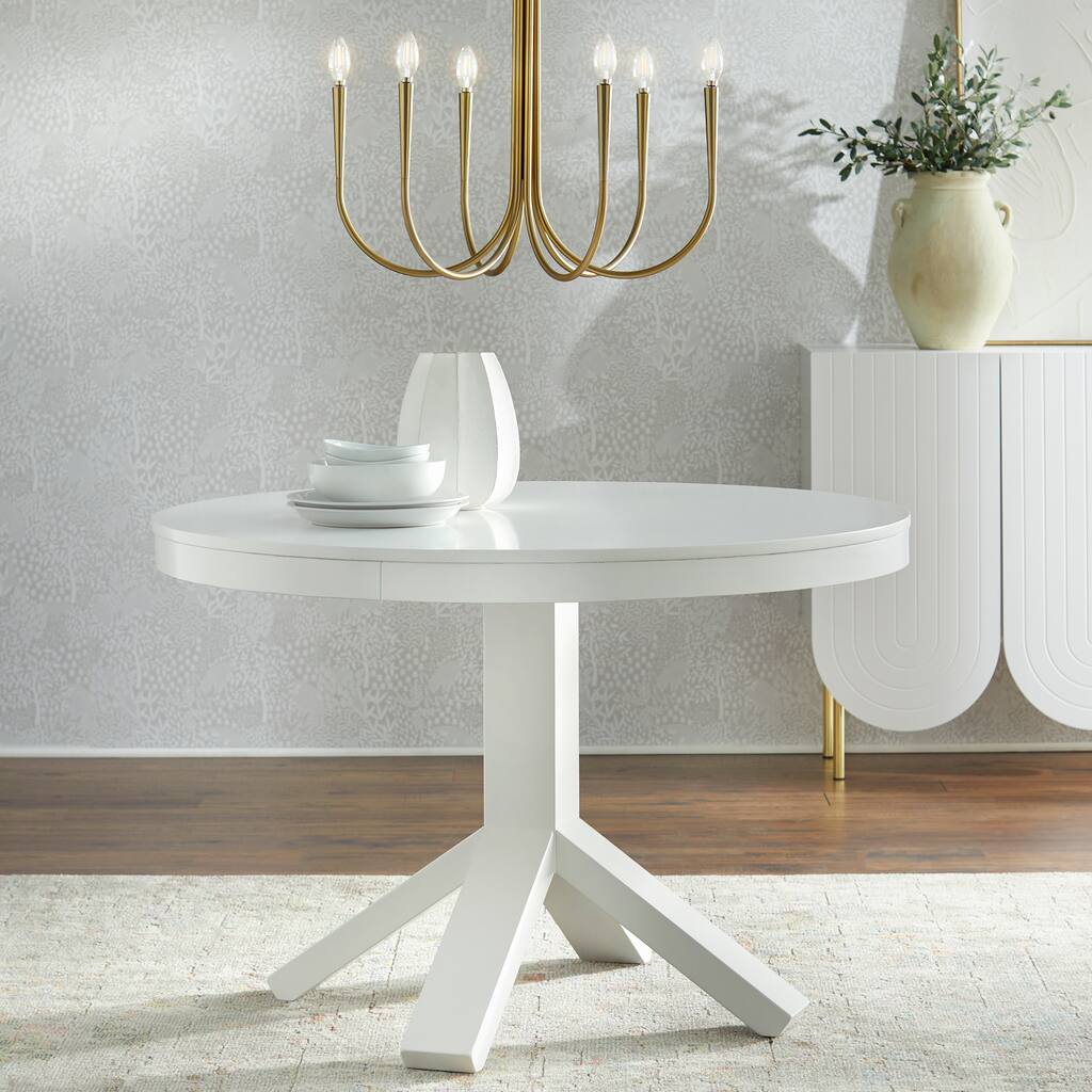 Lifestorey Jaz Round Dining Table - Overstock - 37882979