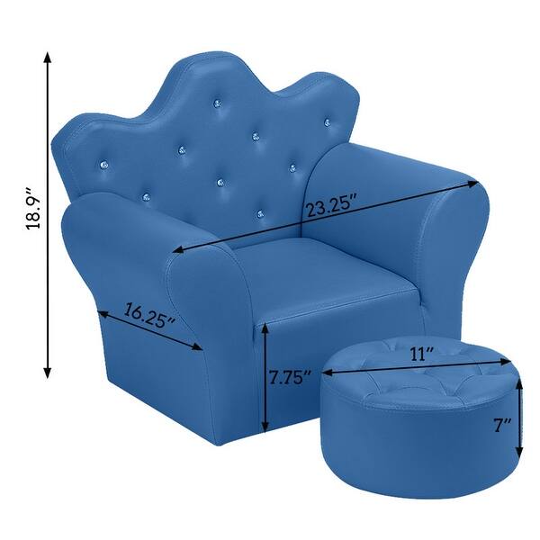 22 Inch Children Sofa Leather Princess Sofa Mini Sofa - Bed Bath ...