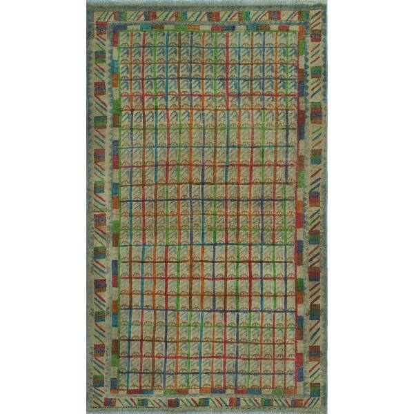 Vintage Distressed Pelin Blue/Orange Runner - 3'3" x 5'6" - Bed Bath ...