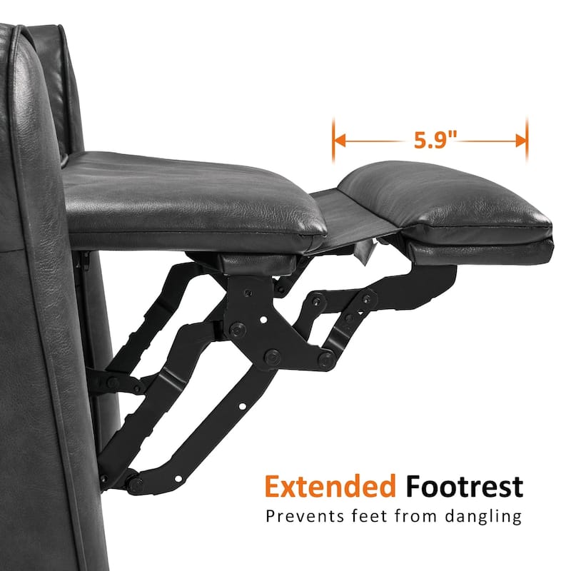 MCombo Power Wall Hugger Recliner Chair for Small Space RV , USB & USB ...