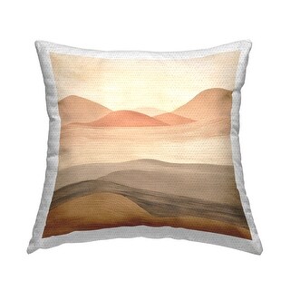 Stupell Layered Sand Dunes Printed Outdoor Throw Pillow Design by Irena ...