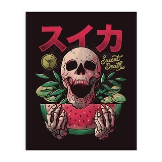 Sweet Death Illustrations Skull Art Print/Poster - Bed Bath & Beyond ...