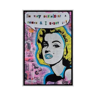 iCanvas "Marilyn Monroe" by Iness Kaplun Framed - Bed Bath & Beyond ...