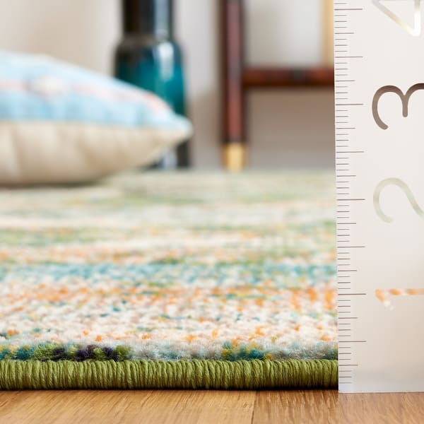 SAFAVIEH Madison Geeke Vintage Boho Abstract Rug - Bed Bath & Beyond ...