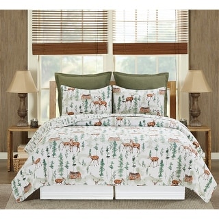 Christopher Forest Reversible Rustic Full/Queen Quilt Set - Bed Bath ...