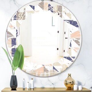 Porch & Den 'Retro Geometric Design X' Printed Wall Mirror - Bed Bath ...