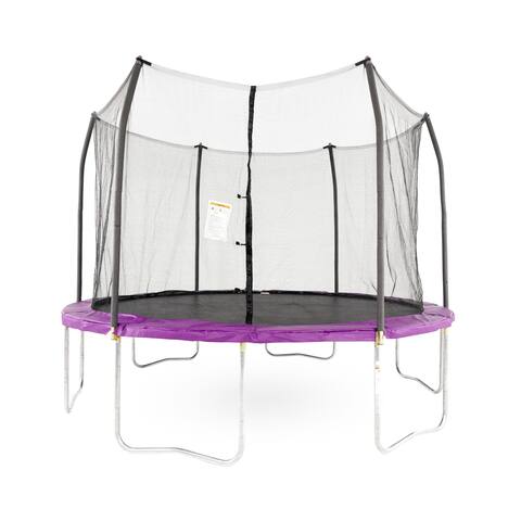 Skywalker Trampolines Purple 12' Round Trampoline with Enclosure ...