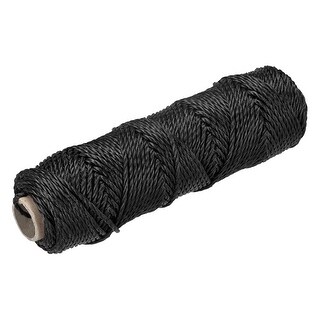Twisted Nylon Mason Line Black 50M/164 Feet 3MM Dia for DIY Projects ...