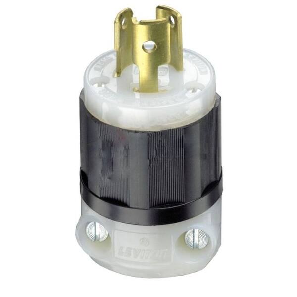 20 AMP Round Black 3-Wire Plug Plastic American Imaginations - Bed Bath ...