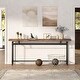 70.9 Inches Long Entryway Table for Living Room, Wood Sofa Table - 11. ...