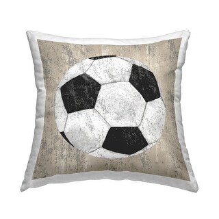 Stupell Rustic Natural Soccer Ball Design by Kim Allen - Bed Bath ...