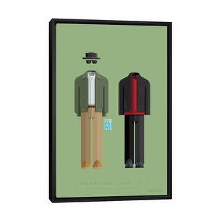 iCanvas "Breaking Bad - Walter And Jesse" by Fred Birchal Framed Canvas ...