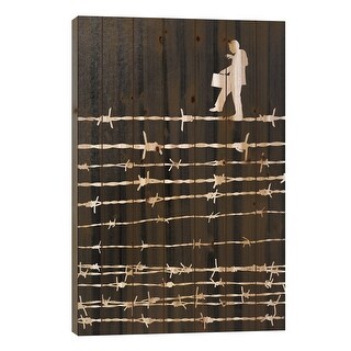 Balancing Act Print On Wood by Rob Dobi - Multi-Color - Bed Bath ...