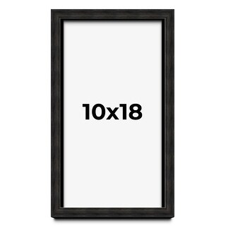 10x18 Shadow Box Black Rustic Barnwood Display Frame | 1.125 Inch - Bed ...