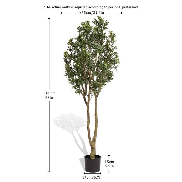 Large artificial curved branches of green plants - Bed Bath & Beyond ...