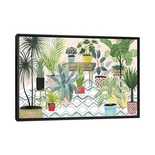 iCanvas "Modern Jungle Collection" by Grace Popp Framed Canvas Print ...