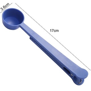Clip Spoon Ergonomic 2In1 Plastic Coffee Spoon Sealing Bag Clip Kitchen ...