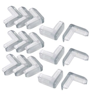 Table Desk Edge Cushion Guard Protector Pads Clear 15pcs - Bed Bath ...