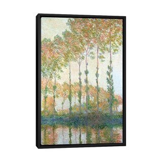 iCanvas "Poplars on the Banks of the Epte, Autumn, 1891 " by Claude ...