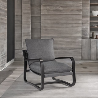 Upholstered Sling Chair with Metal Frame - Bed Bath & Beyond - 38987303