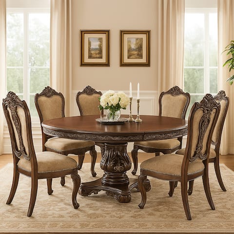 Gold Pedestal Dining Tables - Overstock