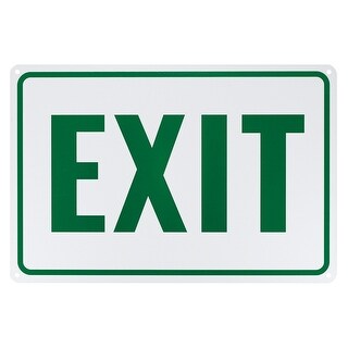 Exit Sign Aluminum Reflective Enter Here Signs Rust Free Waterproof ...