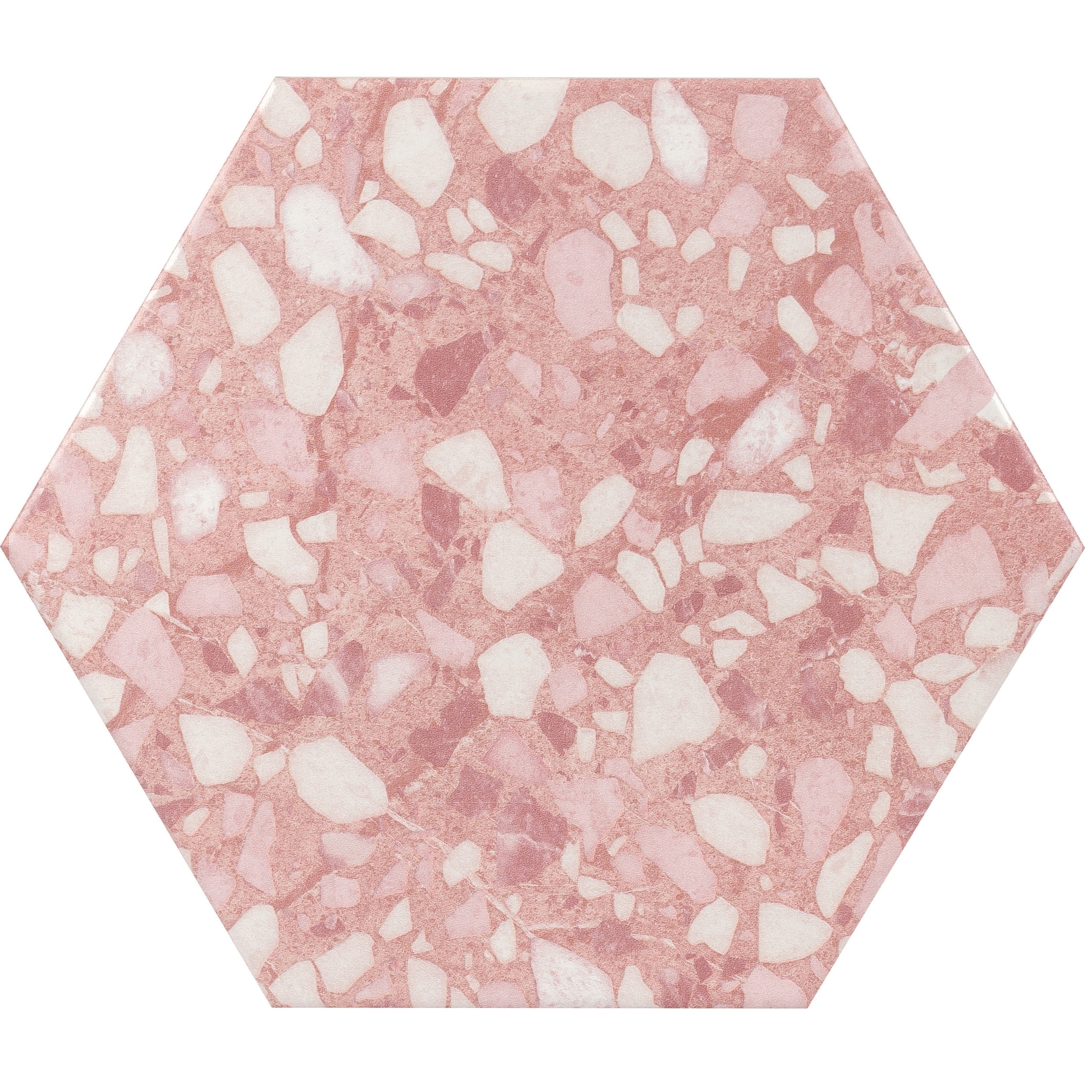 Pink Hexagon Floor Tiles - Bed Bath & Beyond