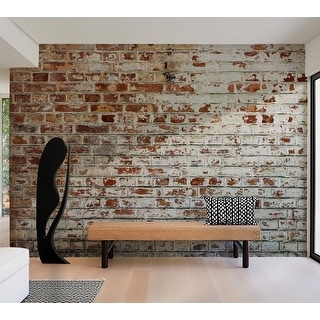 Surface Texture Wallpaper Wall Mural - Rustic Old Brick Wall - Bed Bath ...